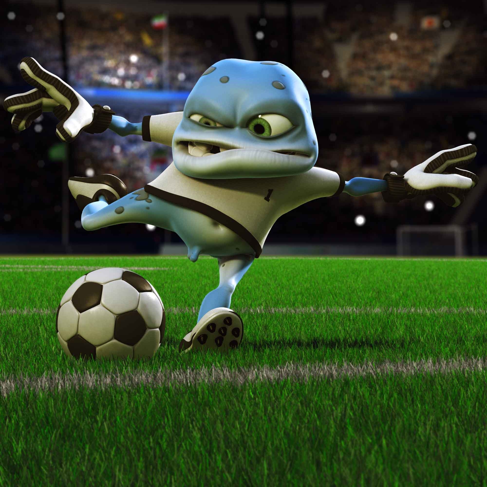 Luxation Zueinander in Beziehung stehen Erschöpfung crazy frog fußball ...