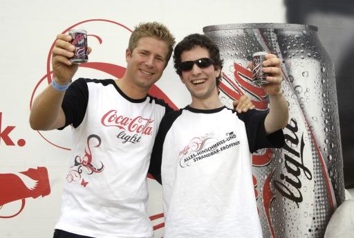 Coke light Klatschment Day 06: - Geschafft! Alex W. ist ...