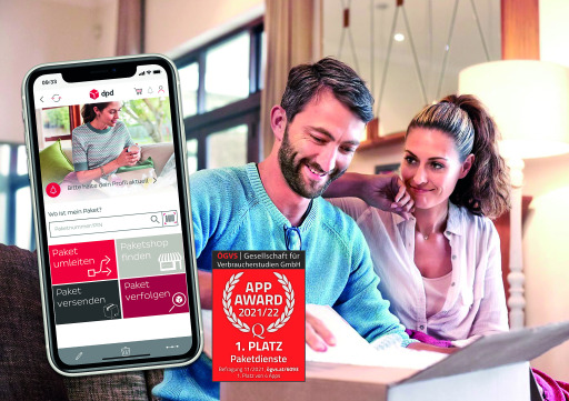 Bild: myDPD-App mit ÖGSV-Award ausgezeichnet | DPD Austria GmbH, 16.12.2021 | OTS.at